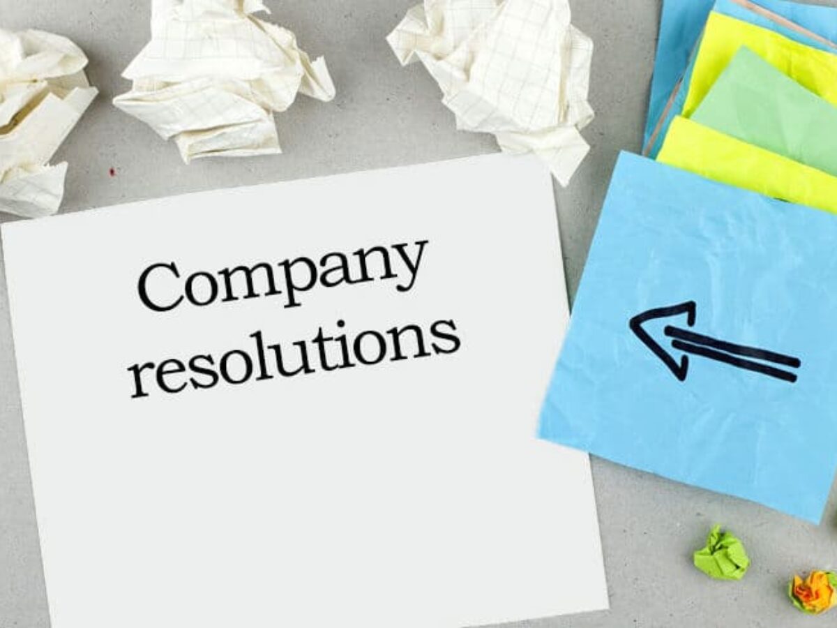 Board Resolution Capital Return