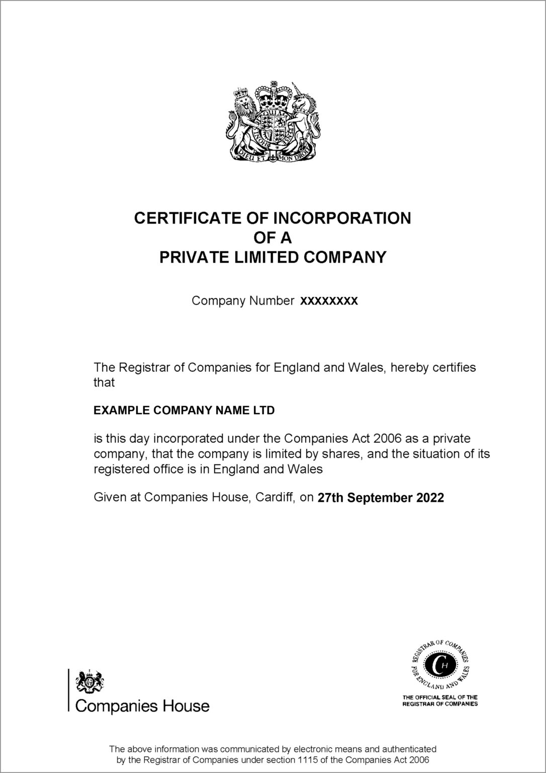 What are the Company Registration Documents? | 1st Formations