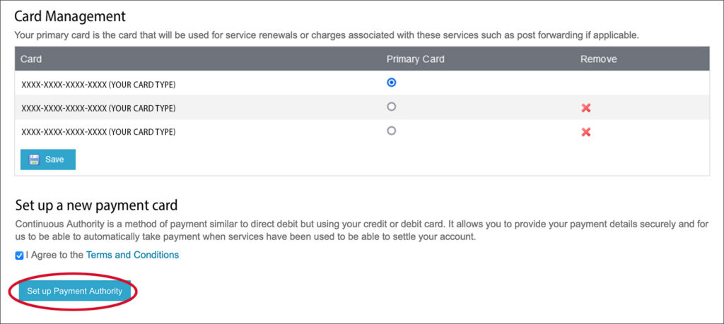 How to Add a New Payment Card - 1st Formations