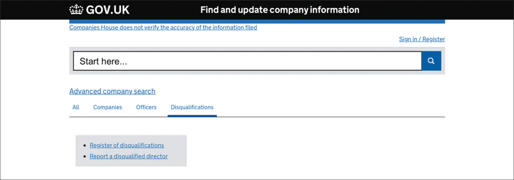 How to Find Companies House Disqualified Directors | 1st Formations