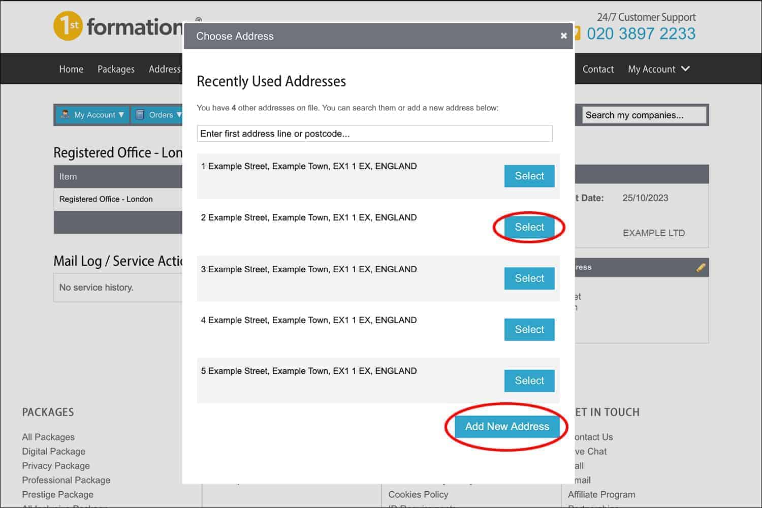 How to Change Your Forwarding Address - 1st Formations